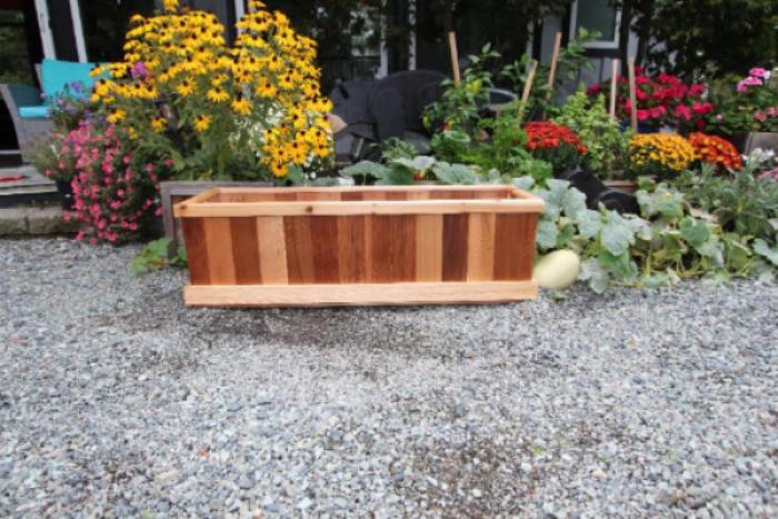 1648 - 48"L x 16"W x 16"H Western Red Cedar Raised Garden Planter – The ...